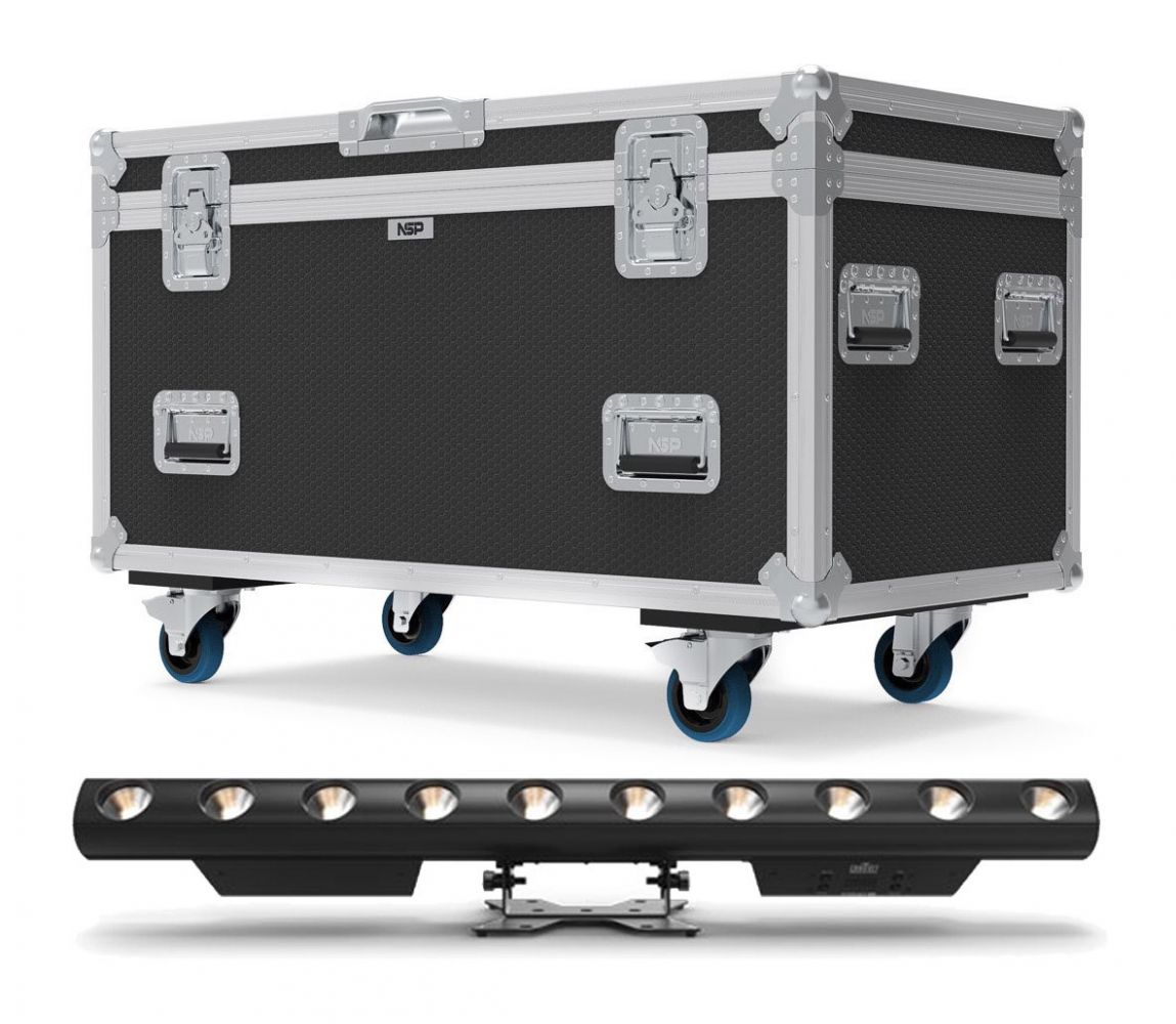 8-Way Chauvet Strike Sabers Heavy Duty Flight Case | NSP Cases