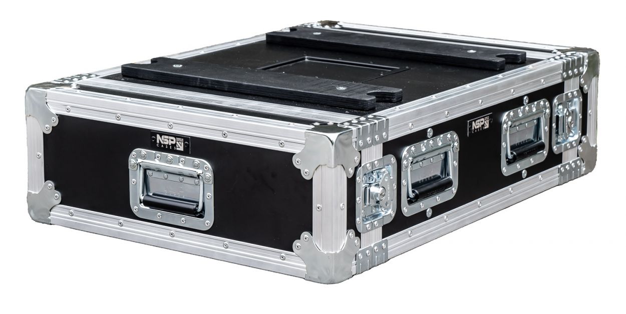 2U Stackable Suspended Shockmount Rack Flight Case | NSP Cases