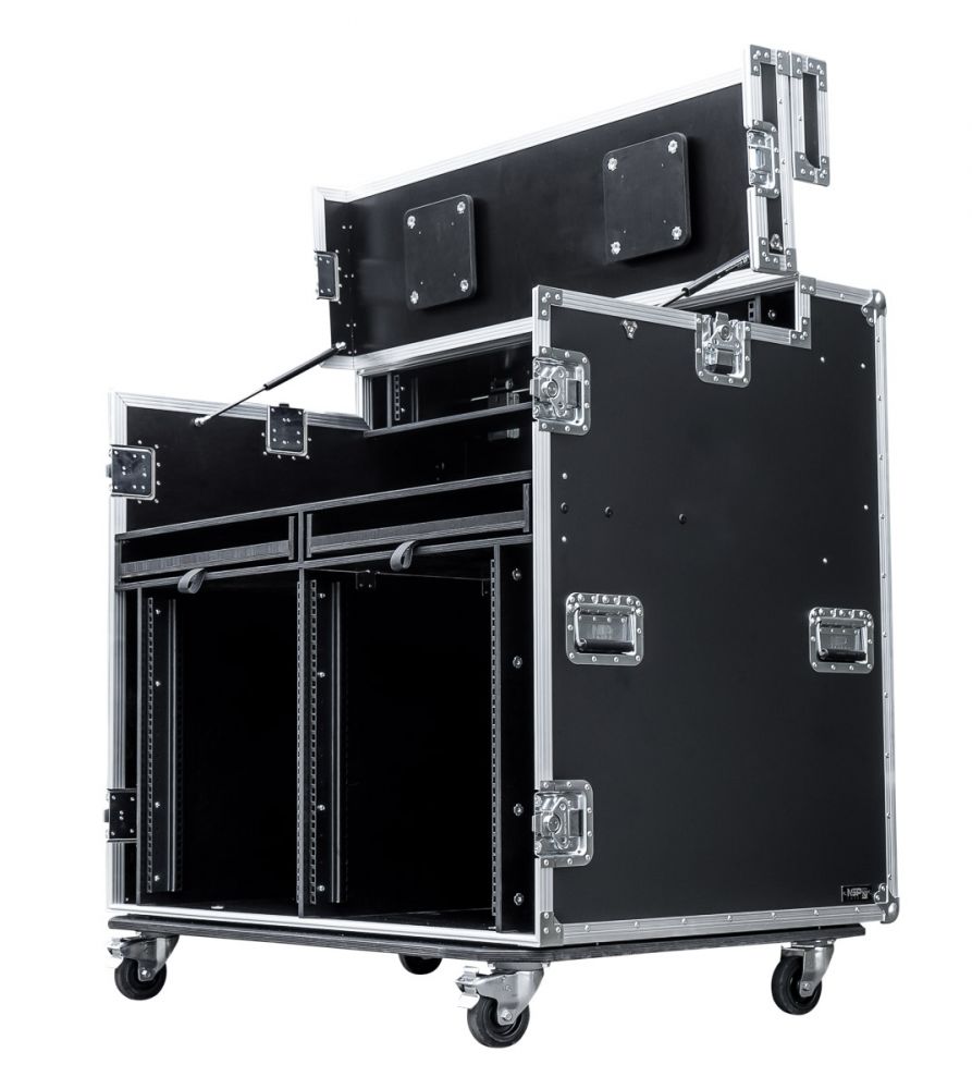 Portable Production Flight Case with Rack Space | NSP Cases