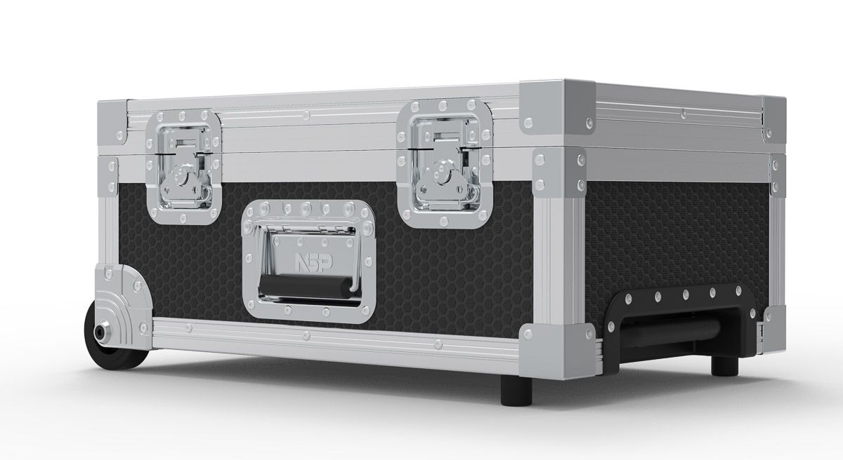 Carry On Size Pull Along Flight Case with Wheels | NSP Cases