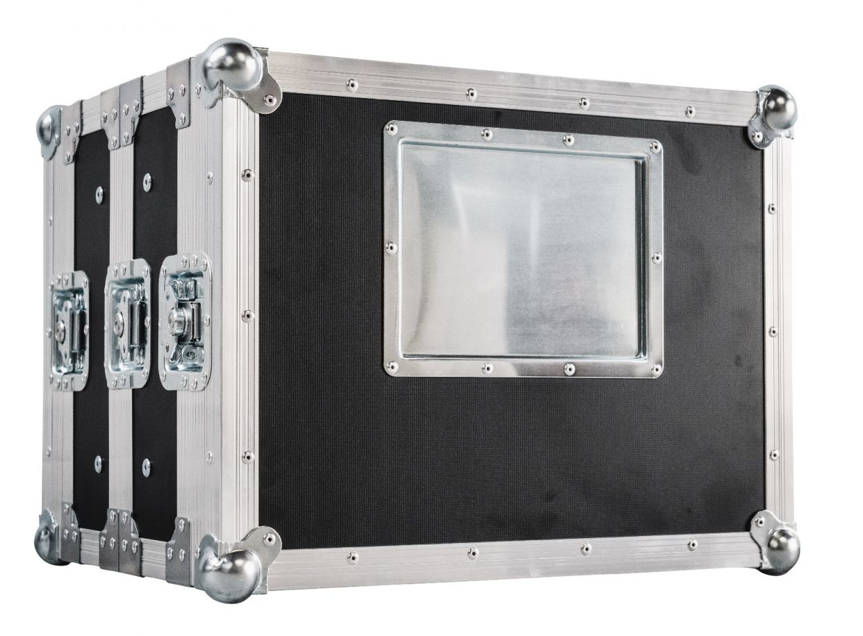 Double 8U Rackmount Live In Screen Case | NSP Cases
