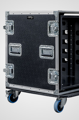 12U Double Suspended Shockmount Rack Flight Case | NSP Cases