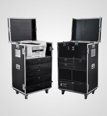 Dual Portable Office Tech Flight Case | 2 Cases in 1 | NSP Cases