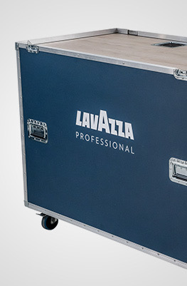 Coffee Cart Barista Station Flight Case with Doors | NSP Cases