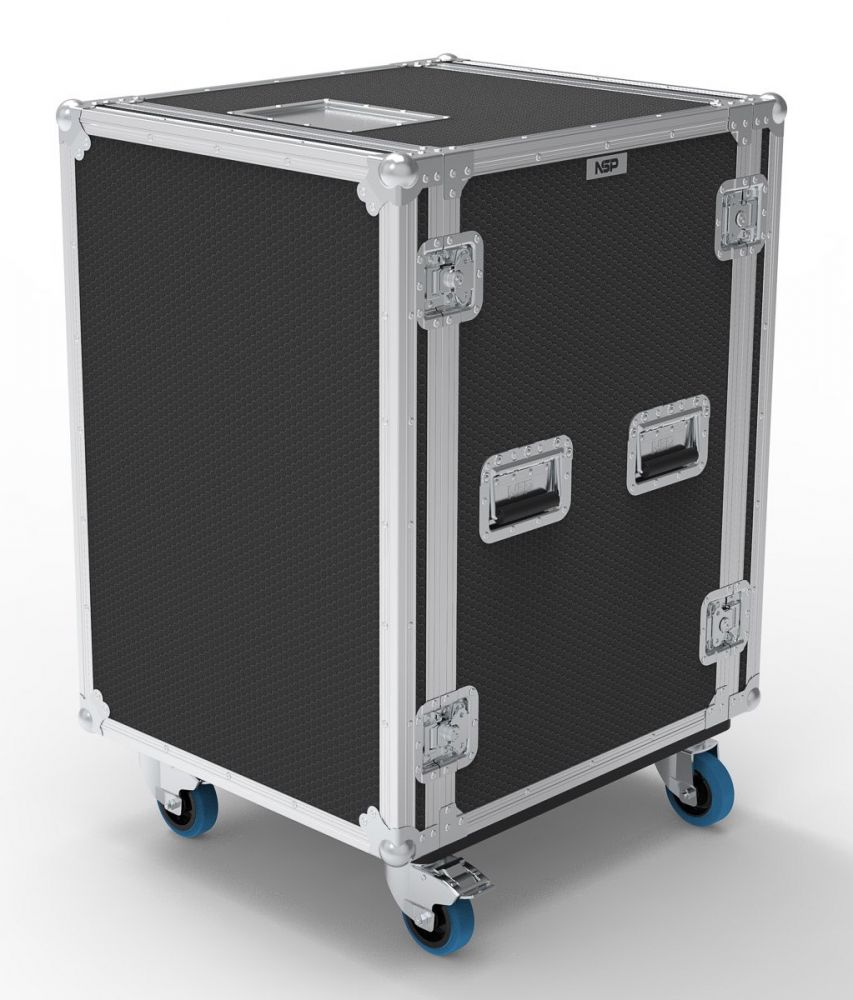 18U Suspended Shockmount Rack Flight Case | NSP Cases