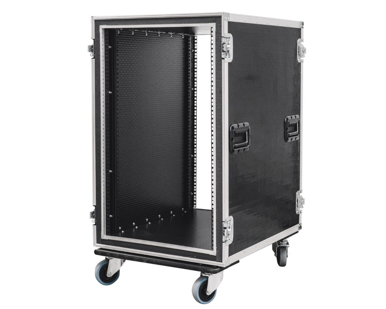 16U Foam Shockmount Rack Flight Case in Ultraflite | NSP Cases