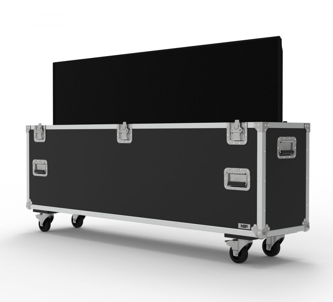 Single 82 inch Custom Screen Flight Case | NSP Cases