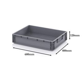 24 Litre Heavy Duty Euro Plastic Stacking Container | NSP Cases