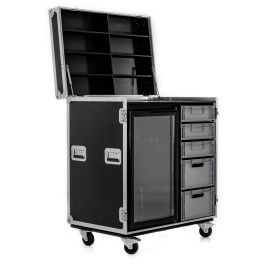 Hospitality Flight Case Complete with Fridge | NSP Cases