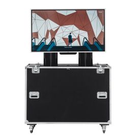 Motorised Touchscreen Flight Case with Dual Motor | NSP Cases