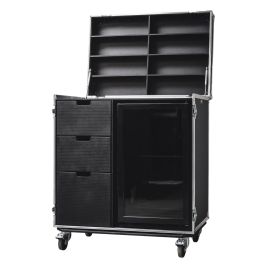 Hospitality Flight Case with Drawers and Fridge | NSP Cases