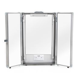 Make-Up Mirror Flight Case with Lighting & Power | NSP Cases
