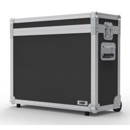 Double 24 inch Custom Screen Flight Case | NSP Cases