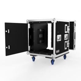 PTS 80 Cabinet Flight Case with Sliding Door | NSP Cases