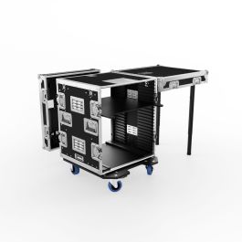 PTS 80 Cabinet Flight Case with Side Table | NSP Cases