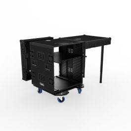 PTS 80 Cabinet Flight Case with Black Hardware | NSP Cases